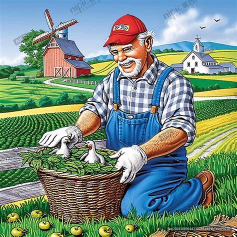 Ai创作图卡通老果农头像 卡通农民卡通果农 农民庄稼插画 农民种植插画 农夫人物插画 欧美卖菜人物手绘 手绘农民插画 手绘农民形象 卡通农场爷爷果园老农 农忙人物插画 卡通农民图 手绘农民伯伯
