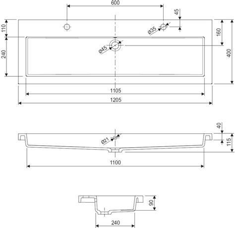 Saqu Salto Slimline Badezimmerset Inkl Waschbecken Mit 2