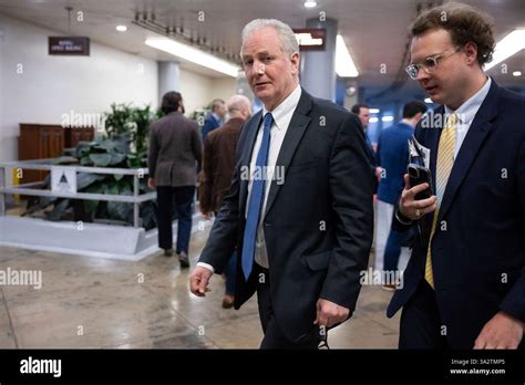 Sen Chris Van Hollen D Md Walks To A Vote At The Us Capitol March