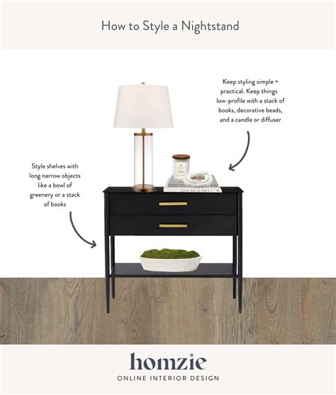 How To Style A Nightstand Like A Pro Homzie Designs