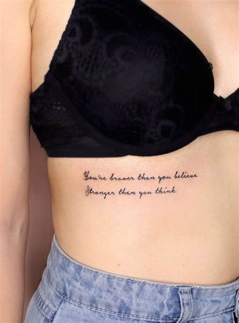 Bra Line Tattoo Quotes