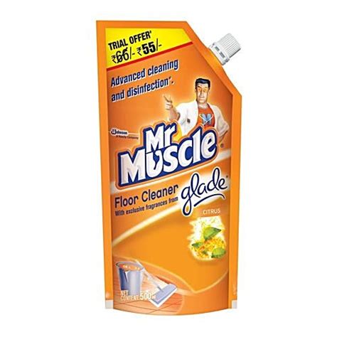 Buy Mr Muscle Floor Cleaner Citrus 500 Ml Pouch Online At The Best