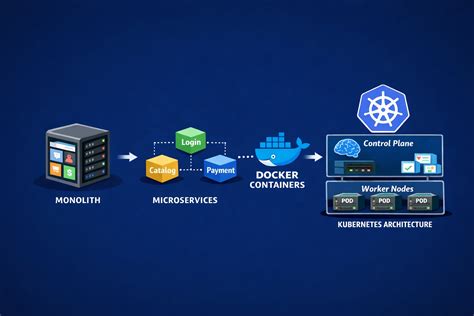Kubernetes Explained From Monolith To Microservices Docker Containers