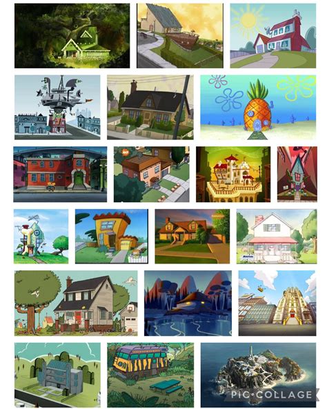 Nicktoon Households Collage 1 By Nakuuro On Deviantart