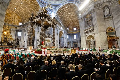First Session Of Synod On Synodality Ends With Mass At St Peters