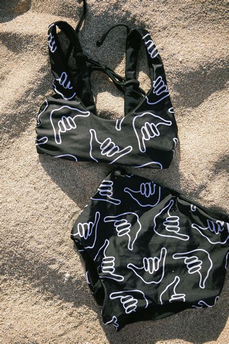 Girls Bikini Separates In Black Shaka
