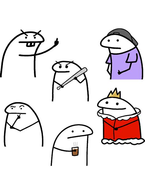 Flork Meme Character Long Inspire Uplift