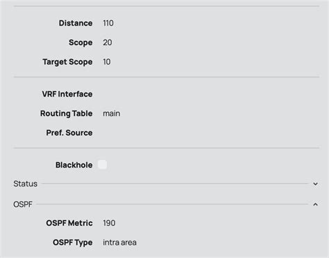 Why Does My Ospf Metric Not Reflect In Distance In The Routing Table