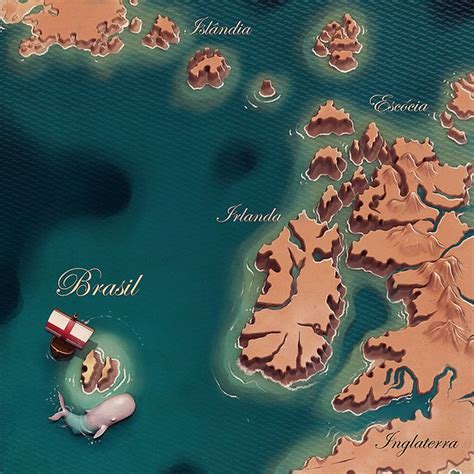 Hy Brasil A Mysterious Island In The Atlantic Ocean