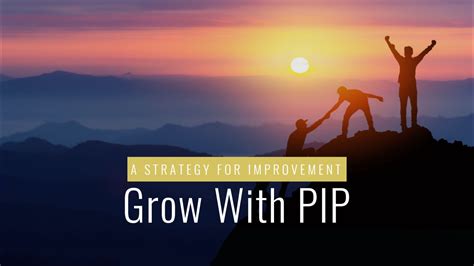 Performance Improvement Plans Pip A Strategy For Growth Not A
