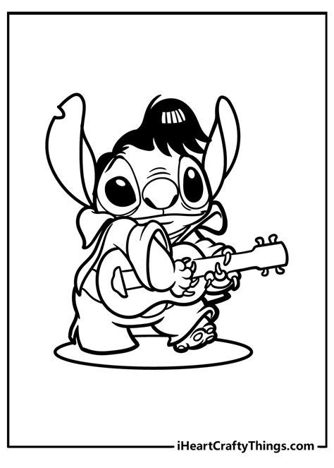 60 Lilo And Stitch Inspired Coloring Pages Free Printables