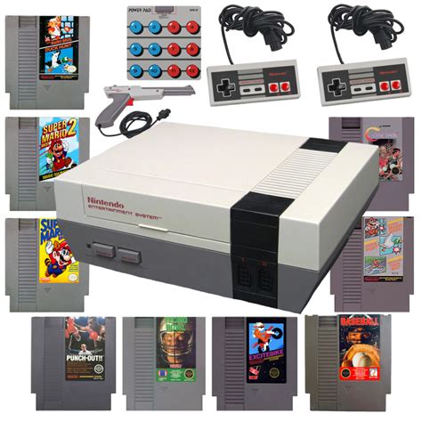 Nintendo Nes Console Bundle Ultimate Games Retro Vgames