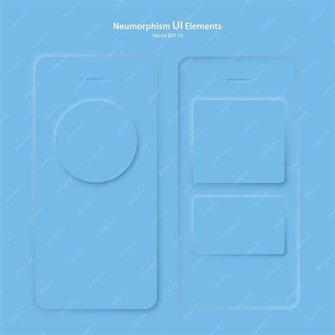 premium vector the user interface elements for the mobile app are