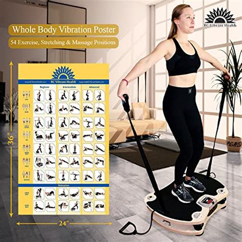 Vibration Plate Machine Whole Body Vibration Plate Workout Poster 6