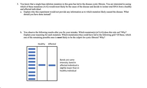 3 You Know That A Single Base Deletion Mutation In