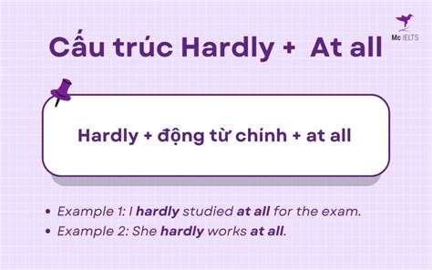 Cấu Trúc Hardly Ý Nghĩa Vị Trí Cách Dùng Và Bài Tập Chi Tiết