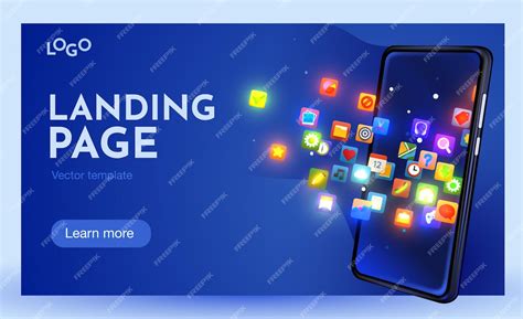 Premium Vector Smartphone With Many Application Icons Mobile