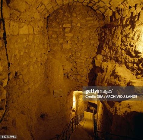 Entrance To The Tunnel Dug By King Hezekiah Under The Ophel Or Ophlas