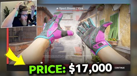 He Unboxed Vice Gloves With Rare Float Poor Gaben Youtube
