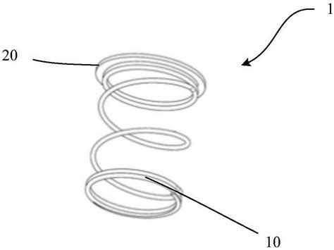 弹簧组件、弹簧组件卷材以及在电路板上安装弹簧组件的方法与流程2