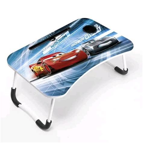 Printed Computer Laptop Desk Small Foldable Multi Function Bed Desk Simple Dormitory Lazy Table