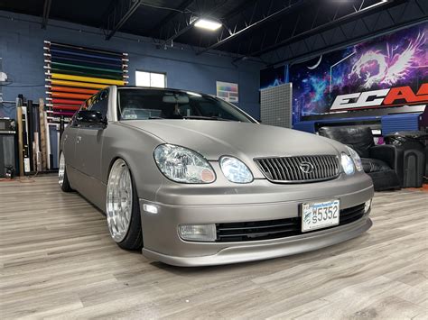 Finished My ‘03 Gs430 Today Custom Wrap Wheels Coilovers Exhaust