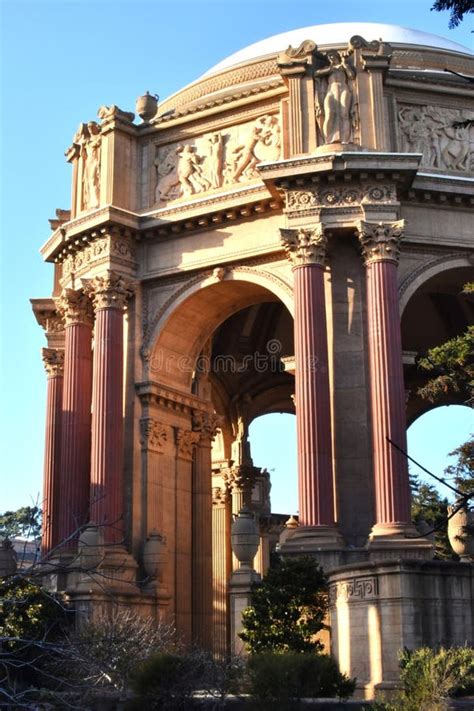 Palace Of Fine Arts San Francisco With Domed Structure And Pillars