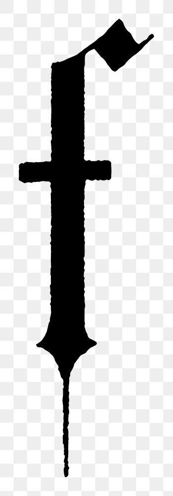 F Letter Png German Gothic Premium Png Rawpixel