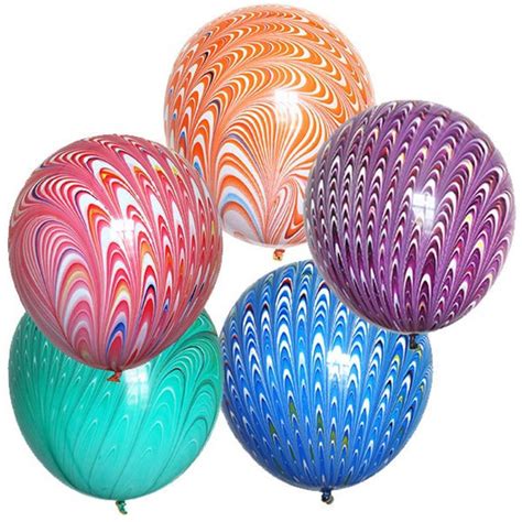 Colorful Peacock Balloon Pk Of 5 Colorful Balloon Engagement Etsy