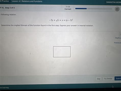 solved following relation 5y x2 x x 5 2 ﻿determine the