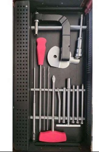 Stainless Steel Suprapatellar Expert Tibia Instrument Set At Best Price