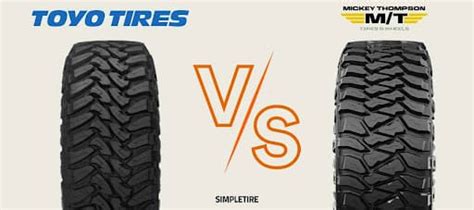 Toyo Open Country Mt Vs Mickey Thompson Baja Legend Mtz Tires Simpletire