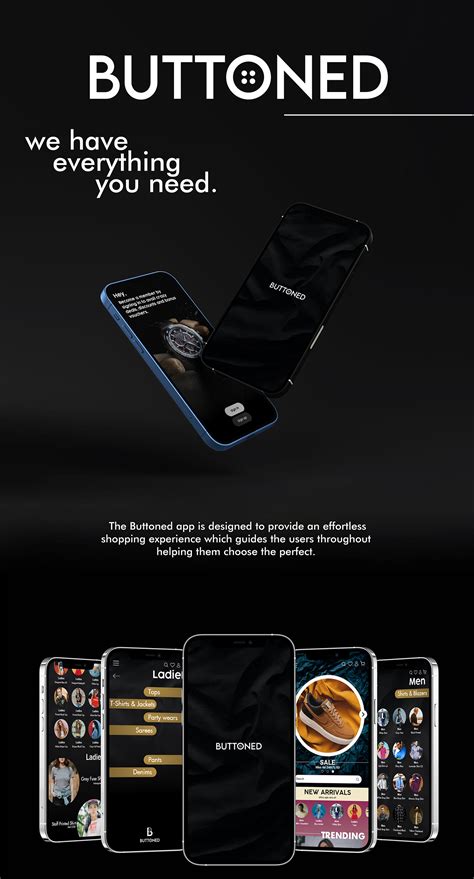 UI UX Project Buttoned On Behance