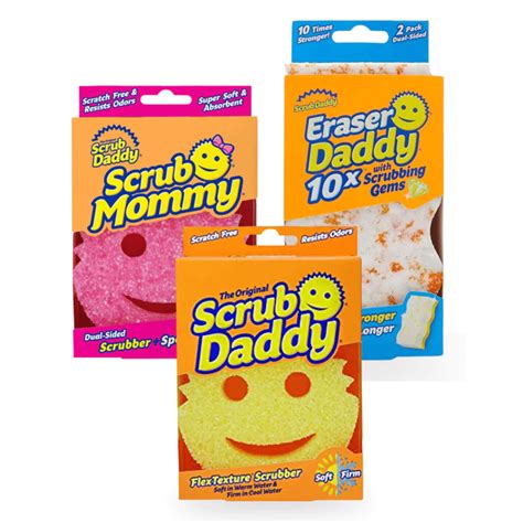 Pack Scrub Daddy Scrub Mommy Eraser Daddy