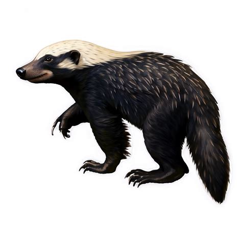 Download Honey Badger Side Profile Png 06252024