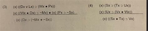 Solved P Provide Proofs Showing That The Following Arguments