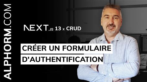 formation next js 13 et le crud créer un formulaire d