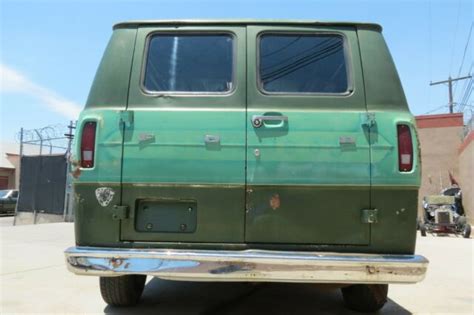 1972 Ford Econoline Custom Shorty Van Vintage Hippie Van Classic Van Retro For Sale