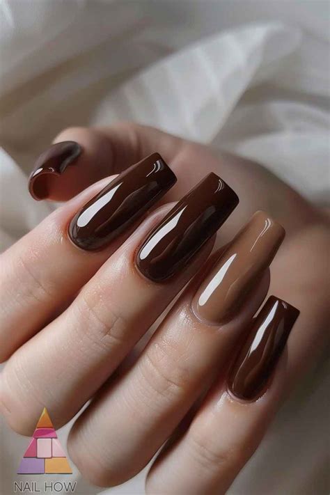 Beautiful Brown Acrylic Nails To Elevate Your Style Nailhow