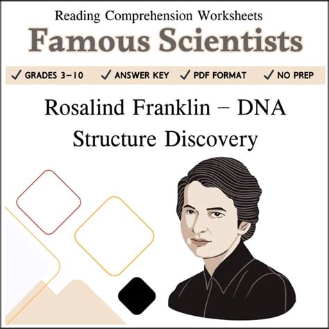 Rosalind Franklin Dna Structure Discovery Reading Comprehension Passages