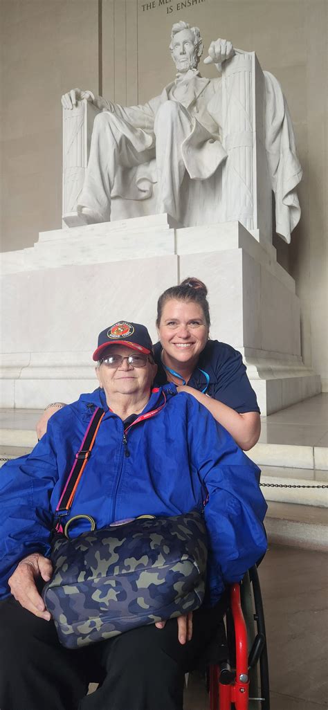 Vietnam Era Lake City Vet Ellen Austin Visits Washington Aboard A