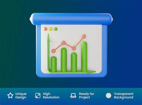 Premium Psd Analytics Report 3d Illustration