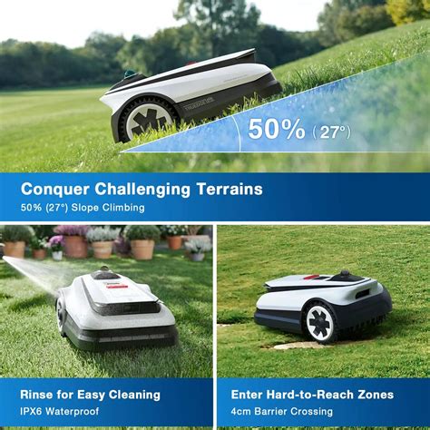 Goat A3000 Lidar Robot Lawn Mower 34 Acre High Performance Edge
