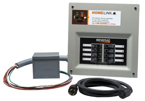 Generac Generator Homelink 6500e 6500 Running Watts Gas Portable