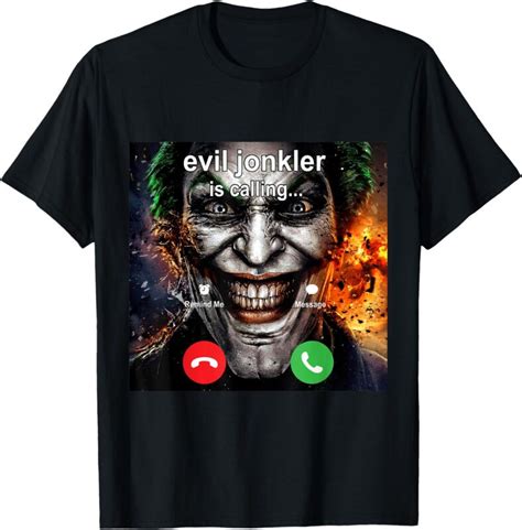 Funny Evil Jonkler Is Calling Halloween T Shirt Buytshirtdesigns