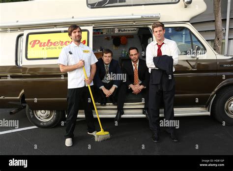 The League L R Jon Lajoie Mark Duplass Nick Kroll Stephen