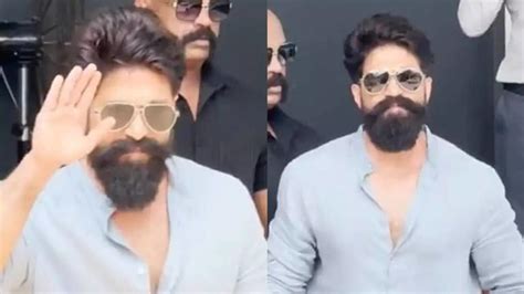 Yashs New Look Sparks Buzz As He Lands In Mumbai For The New Schedule Of Toxic