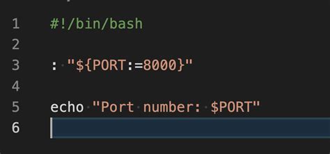Default Environment Variables In Bash