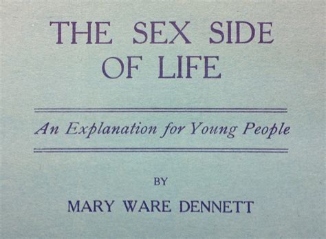 The Sex Side Of Life Books Health And History