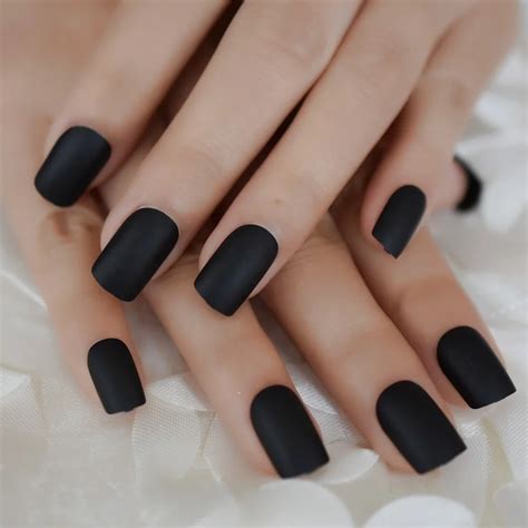 Black Matte Short Square Nailed It